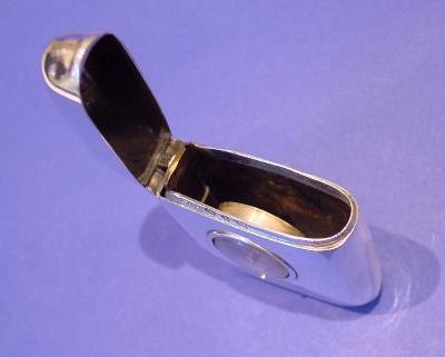 Victorian SIlver Vesta Case/Compass - Daniel Bexfield Antiques.