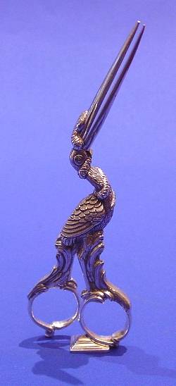 18th Century Antique Silver "Stork" Ribbon Threader - Daniel Bexfield ...
