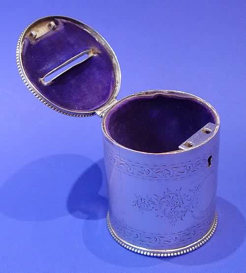 Victorian Antique Silver Money Box - Daniel Bexfield Antiques.
