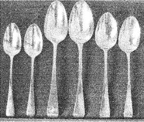 18th Century Spoon Sizes and their Possible Uses - The Finial, August ...